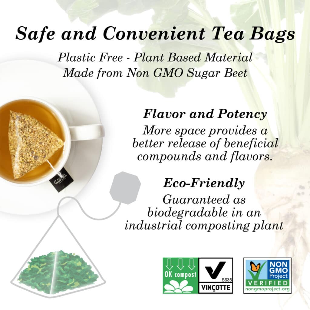 Organic Elderflower Tea - Caffeine Free Herbal Tea - 20 Tea Bags